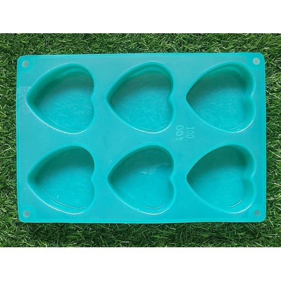 HEART MOULD 100 GM (6 Cavity) – Kelkar Foods and Fragrances